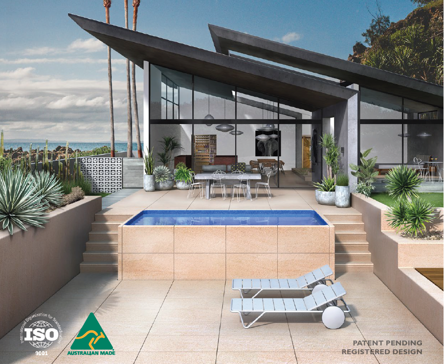 Swimming Pool Concrete Prefab Home