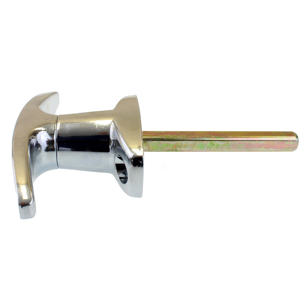 LOCKING LARGE T-HANDLE CHROME FINISH, WITH FRONT FIXINGS. - $25.84 ...